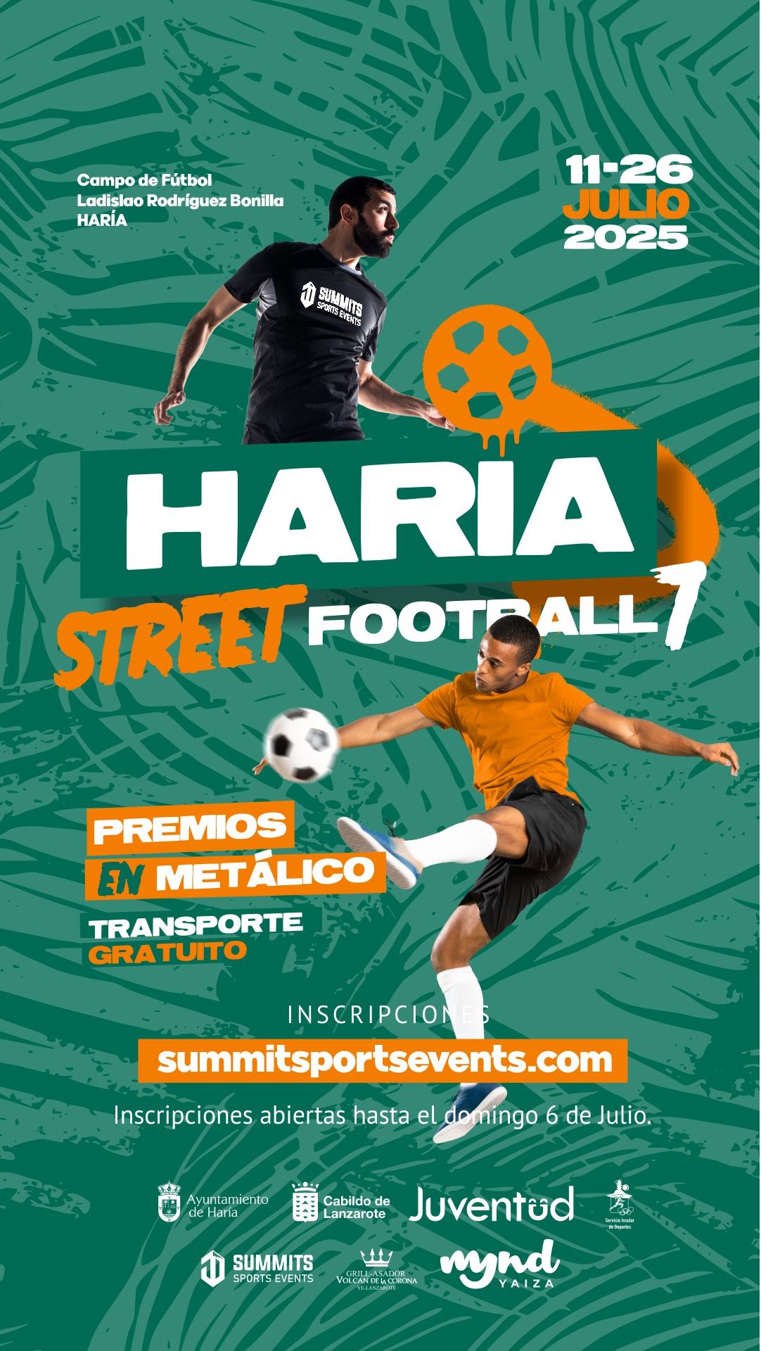 Últimos días para inscribirse en el Haría Street Football 2025, que ...